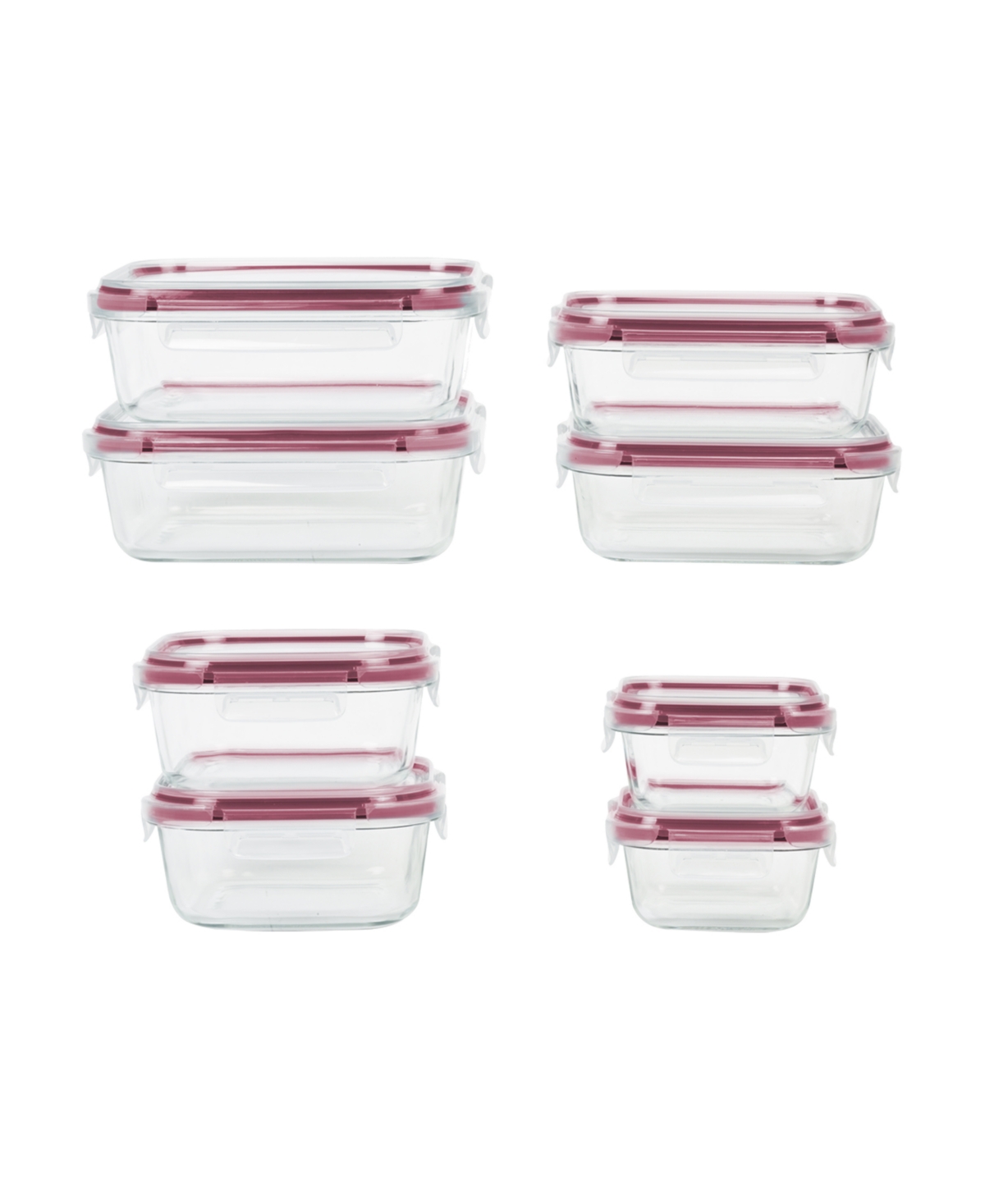 Click here for Sedona Kitchen 16-Pc. Fluted Glass Storage Set wit... prices