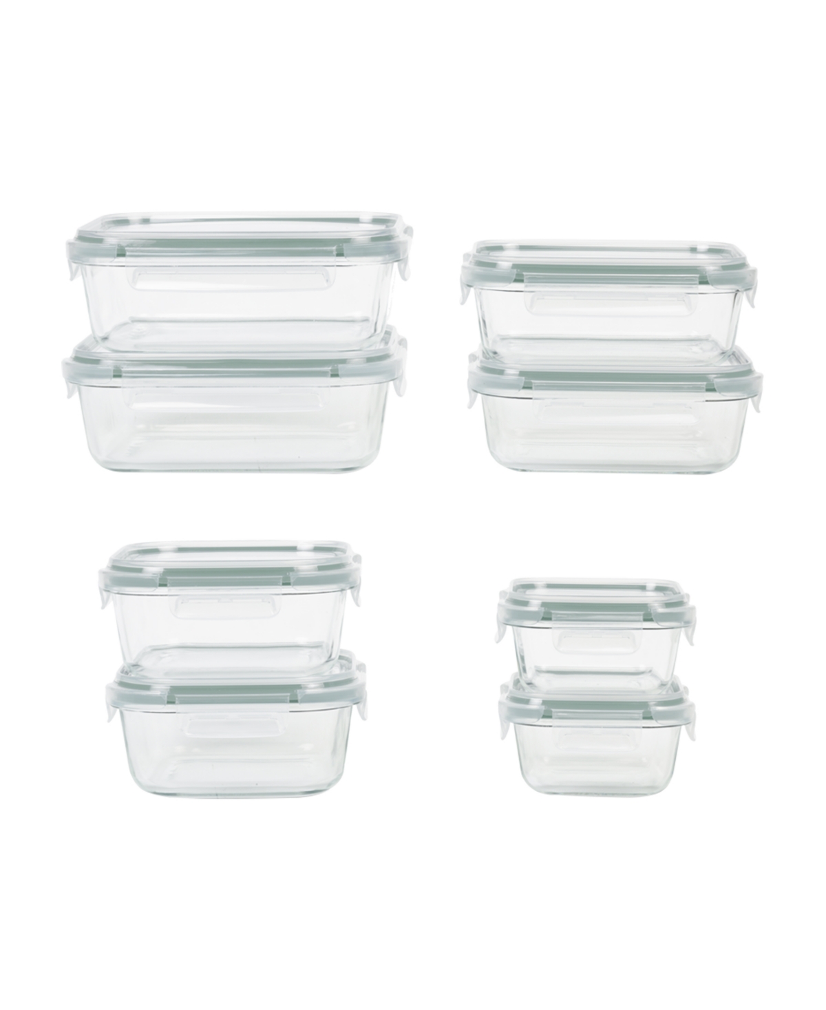 Click here for Sedona Kitchen 16-Pc. Fluted Glass Storage Set wit... prices