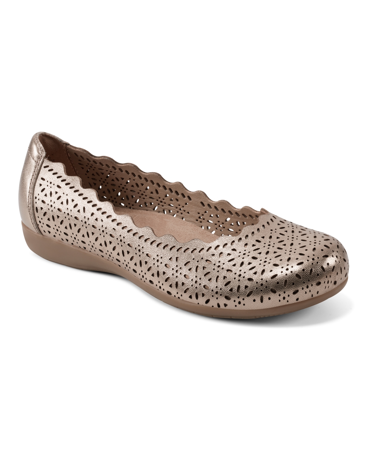 Click here for Earth Womens Bria Casual Flat - Bronze Leather prices