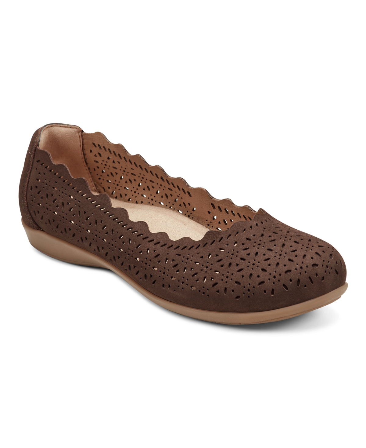 Click here for Earth Womens Bria Casual Flat - Dark Brown Leather prices