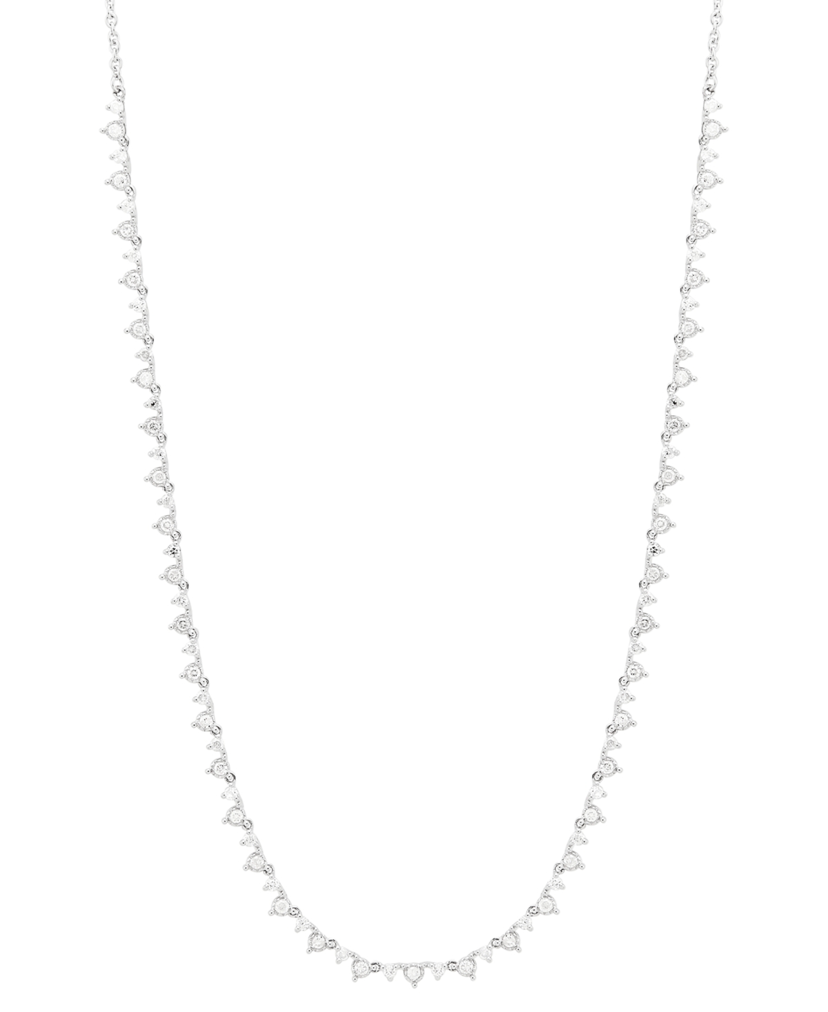 Click here for Macys Diamond Necklace (1 ct. t. w.) in 14K White... prices