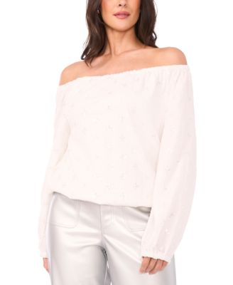 Click here for Vince Camuto Womens Off The Shoulder Bubble Top Xx... prices