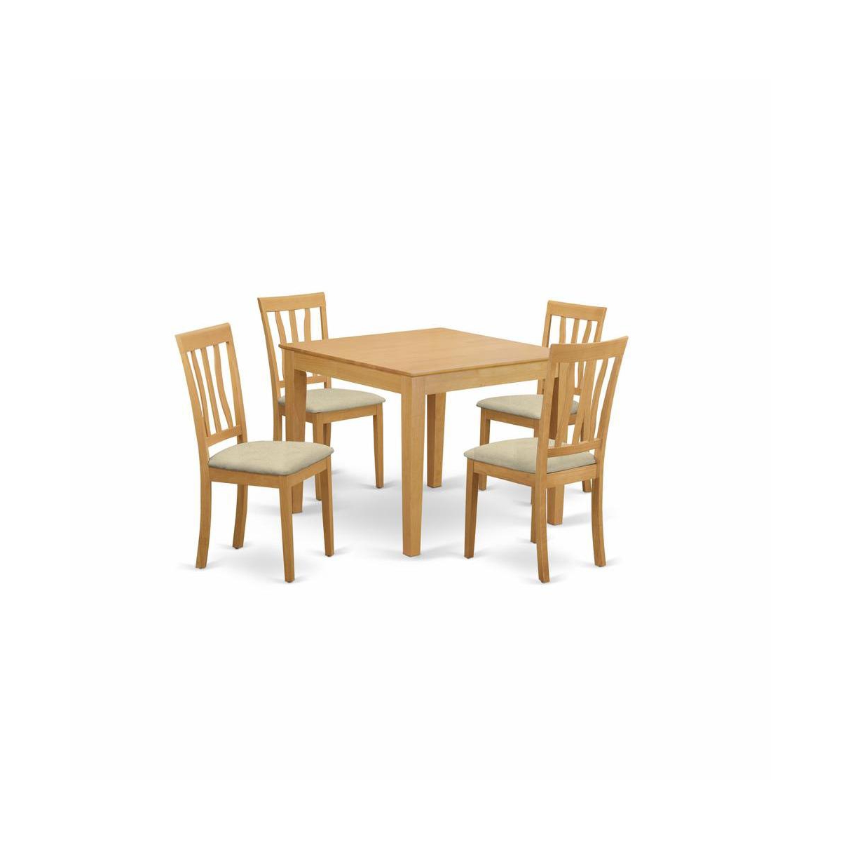 Click here for East West Furniture 5 PcTable and Chairs set - Tab... prices