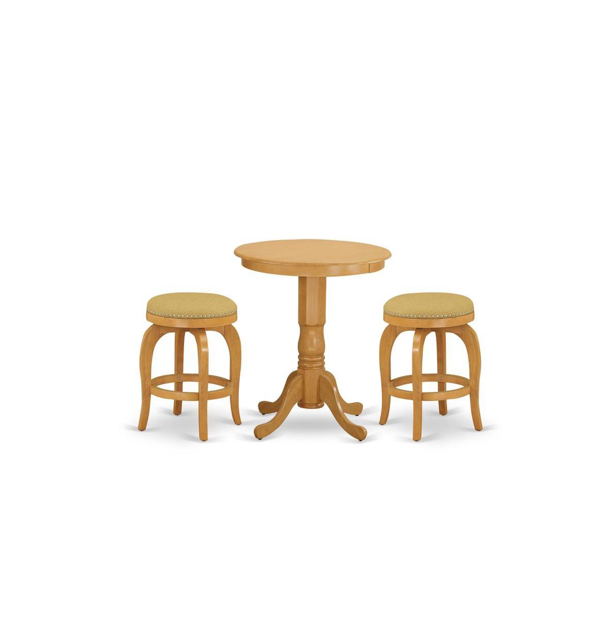 Click here for East West Furniture 3-Pc Dinette Room Set with 2 P... prices