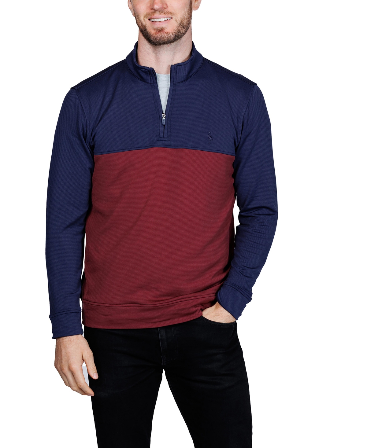 Click here for Tailorbyrd Mens Color Blocked Textured Performance... prices
