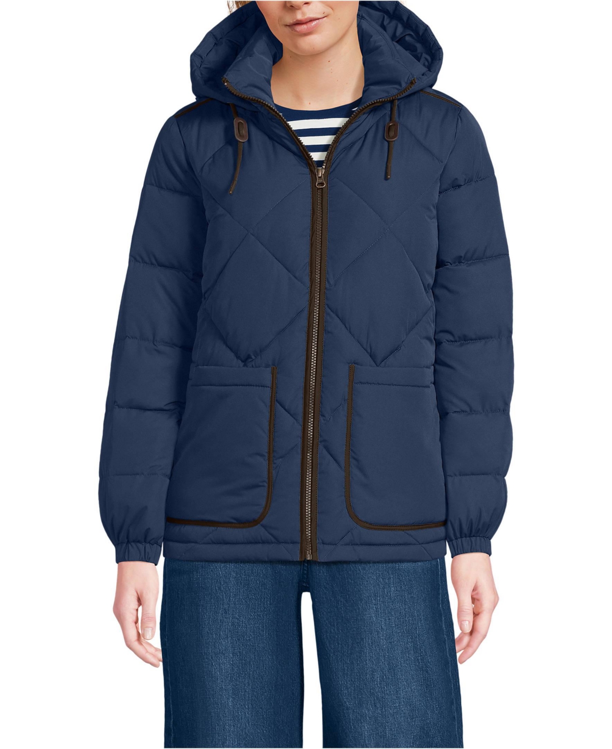 Click here for Lands End Womens FeatherFree Insulated Diamond Qui... prices