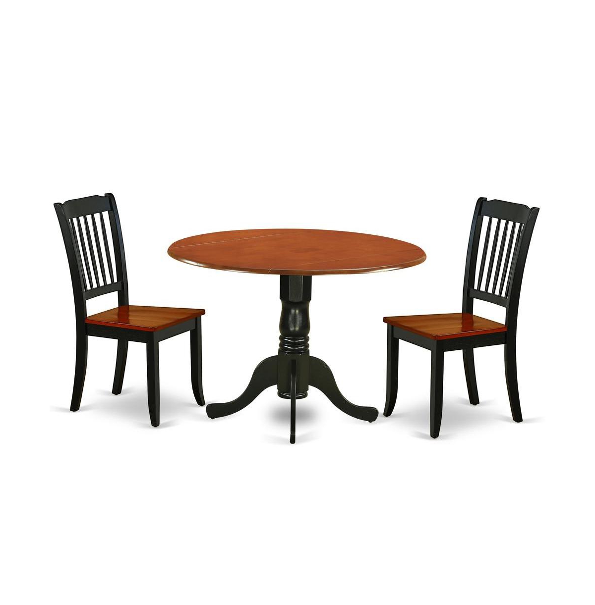 Click here for East West Furniture Dining Room Set Black & Cherry... prices