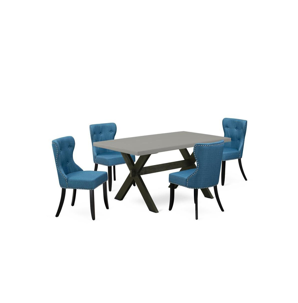 Click here for East West Furniture 5-Pc Dinette Room Set- 4 Kitch... prices
