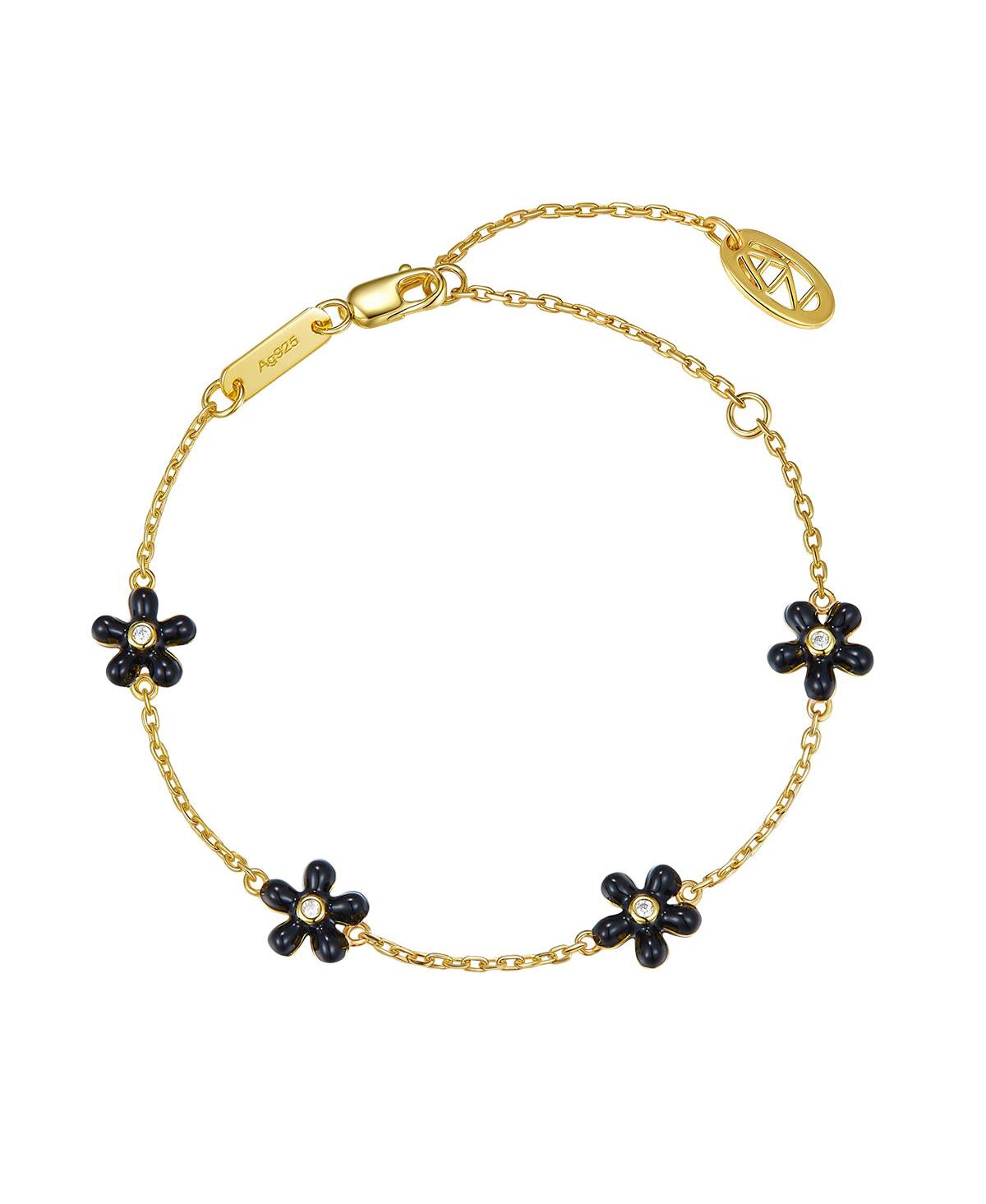 Click here for Anna Zuckerman Petit Rosie Bracelet in Black - Bla... prices