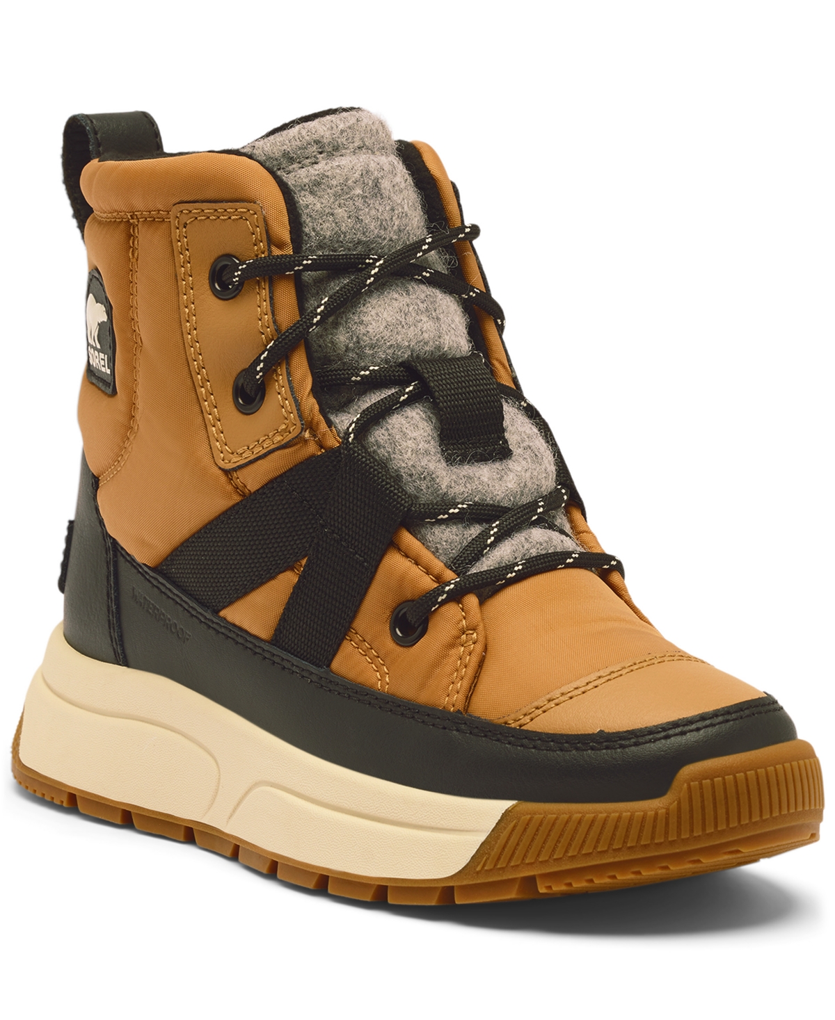 Click here for Sorel Youth Whitney Iii Mid Waterproof Boots - Taw... prices