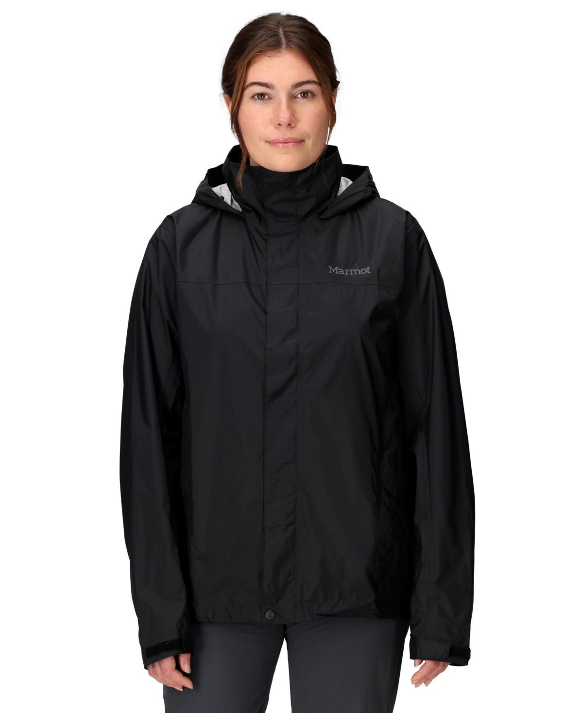 Click here for Marmot Womens PreCip Eco Hooded Collar Jackets - B... prices