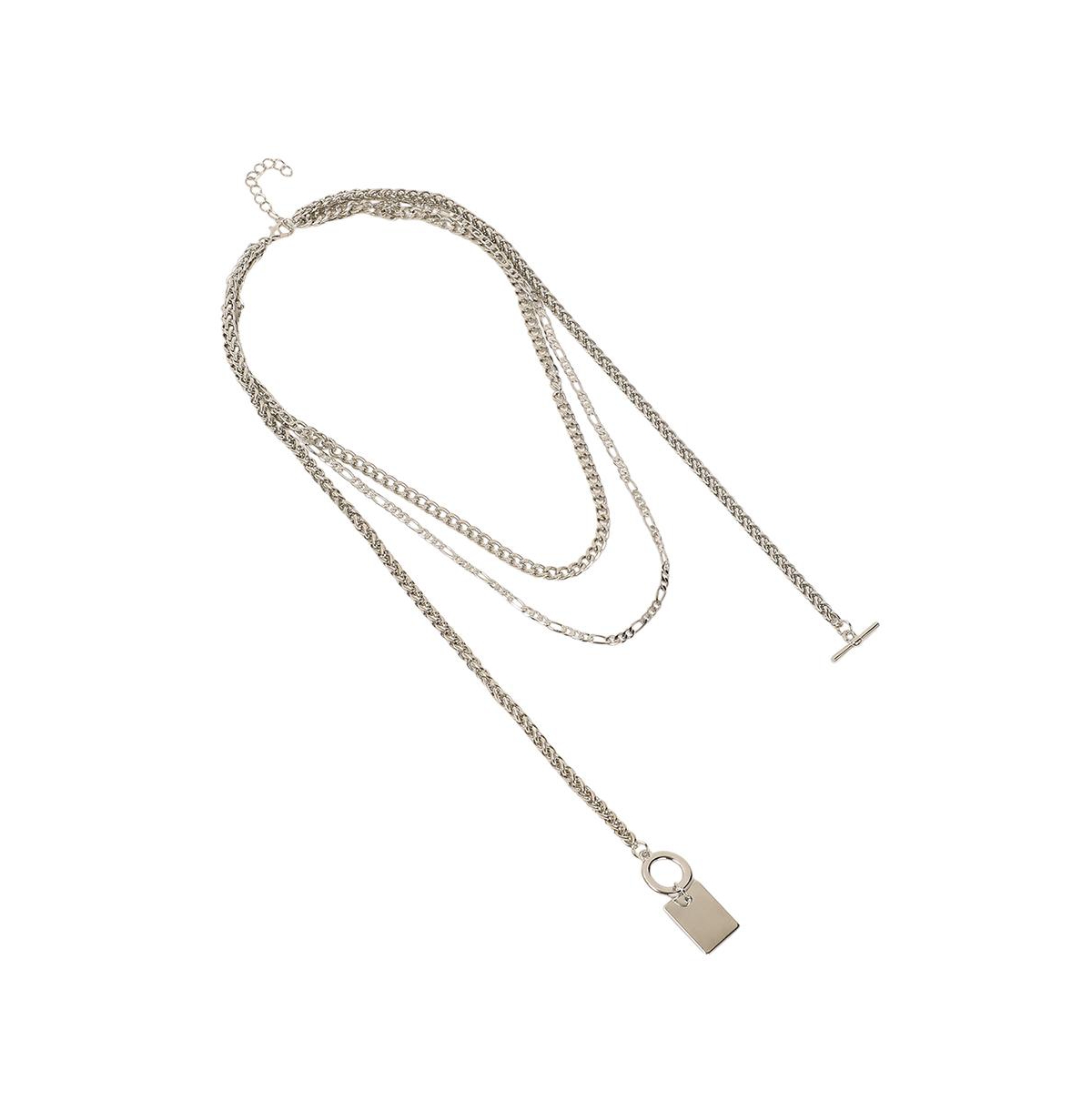 Click here for Sohi Womens The Interlock Charm Multi-Layer Neckla... prices
