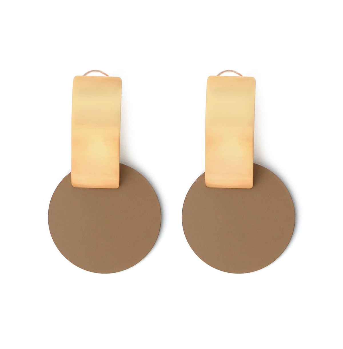 Click here for Sohi Womens Gold Plated Designer Drop Earrings - B... prices