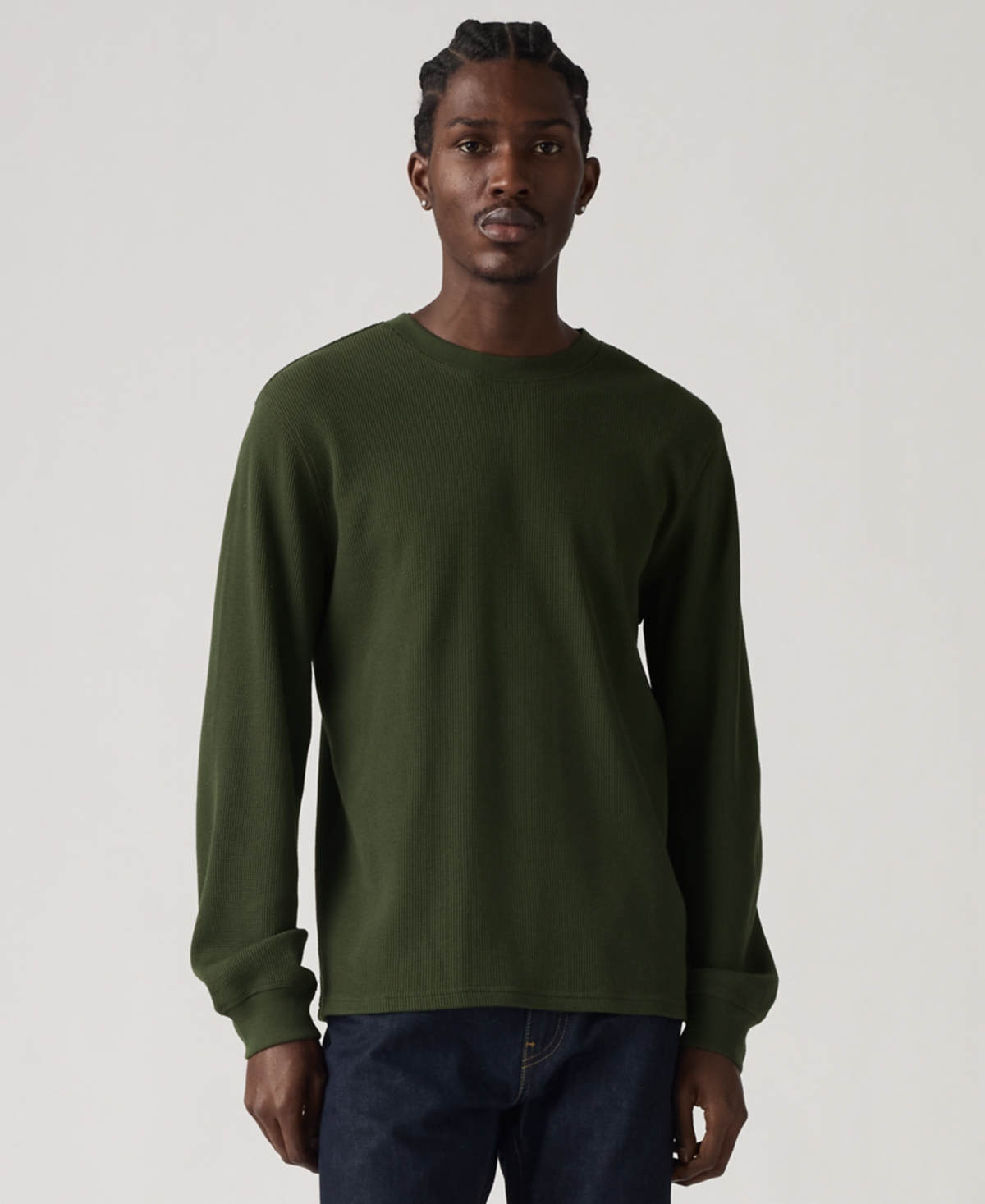 Click here for Levis Mens Waffle Knit Thermal Long Sleeve T-Shirt... prices