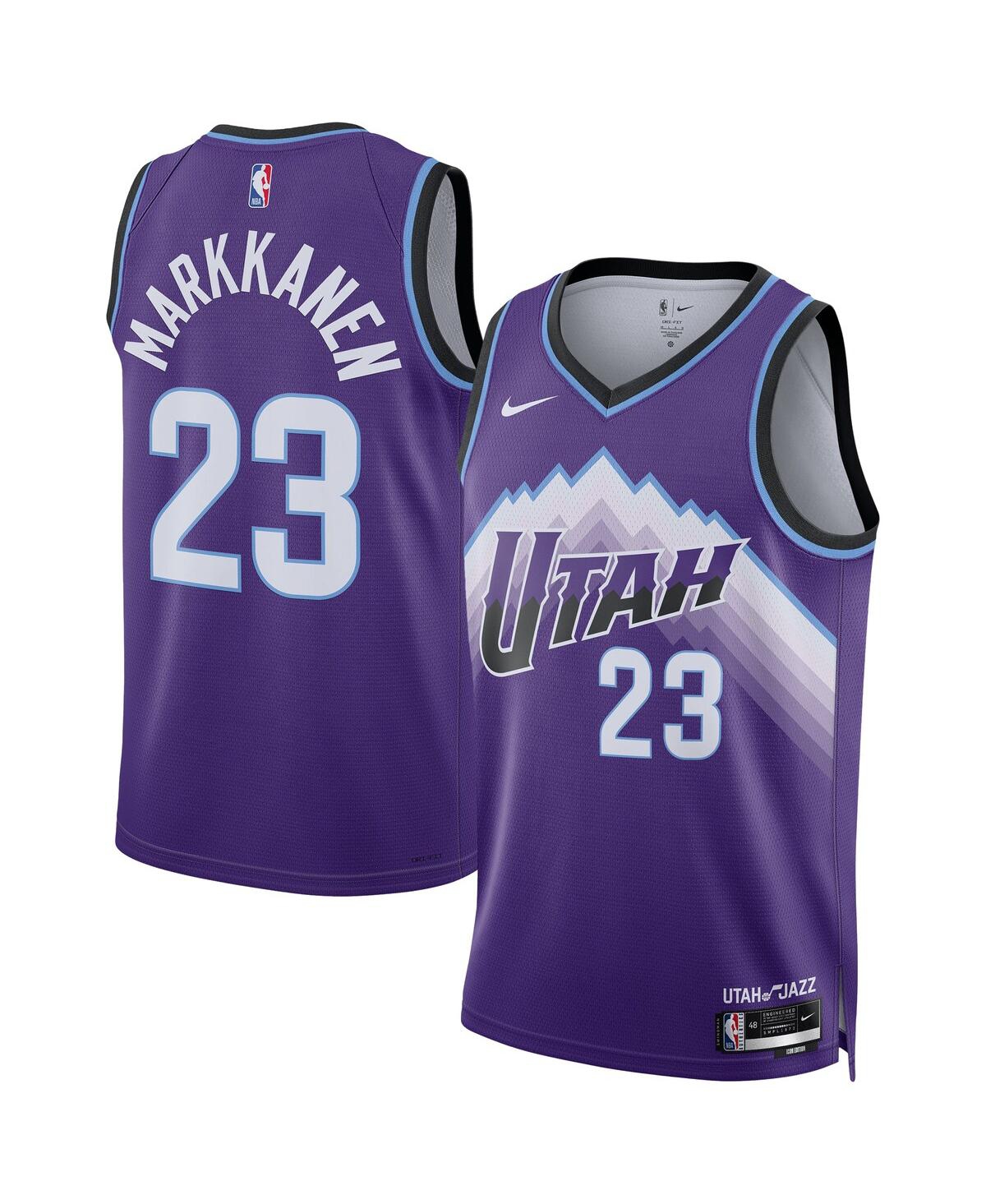 Click here for Nike Mens and Wo Mens Lauri Markkanen Purple Utah... prices
