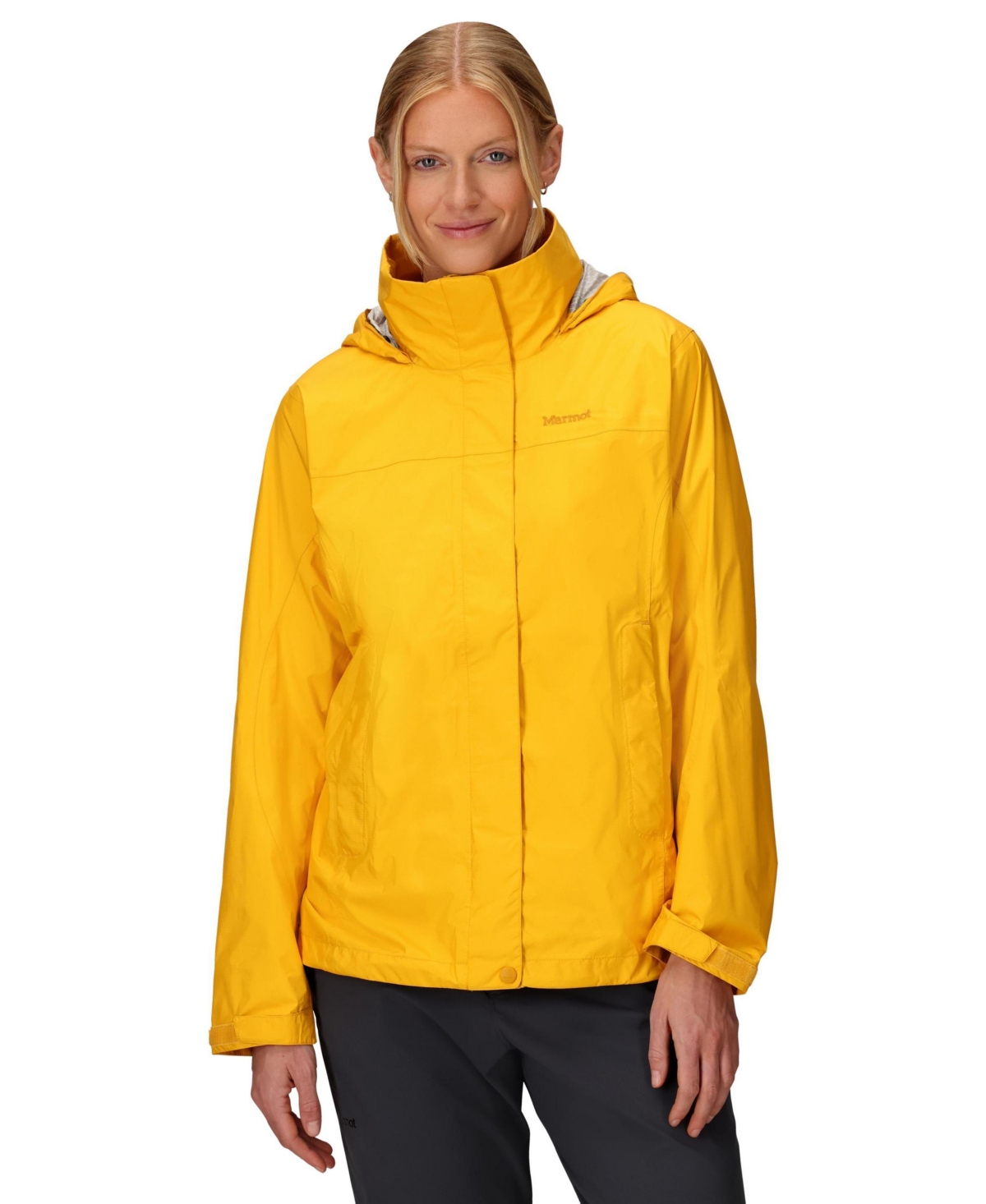 Click here for Marmot Womens PreCip Eco Hooded Collar Jackets - J... prices