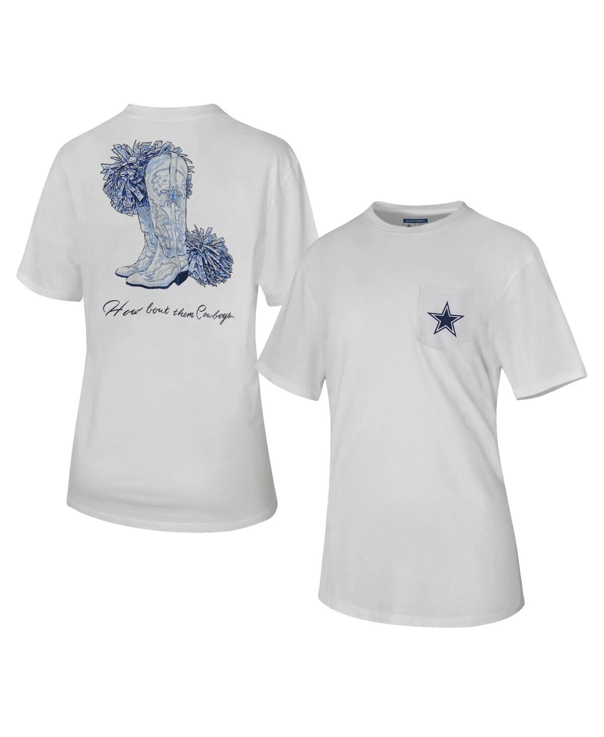 Click here for Lauren James Womens White Dallas Cowboys How Bout... prices