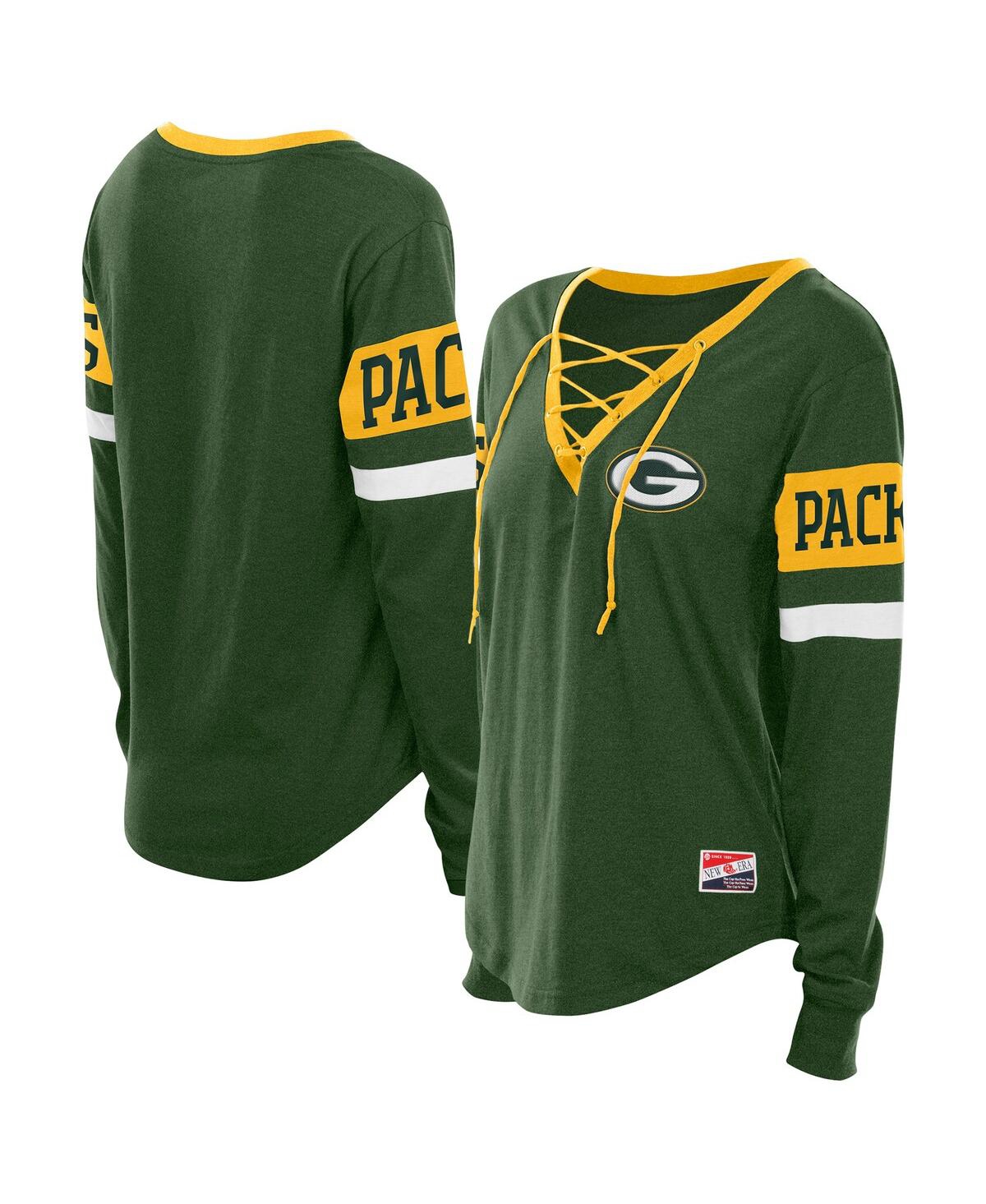 Click here for New Era Womens Green Green Bay Packers Throwback L... prices