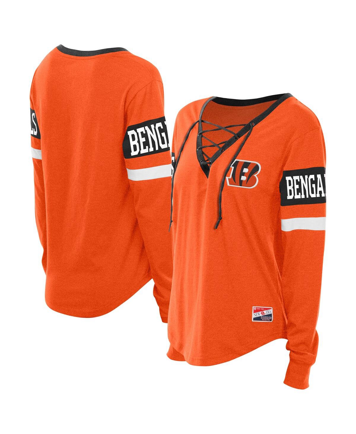 Click here for New Era Womens Orange Cincinnati Bengals Throwback... prices