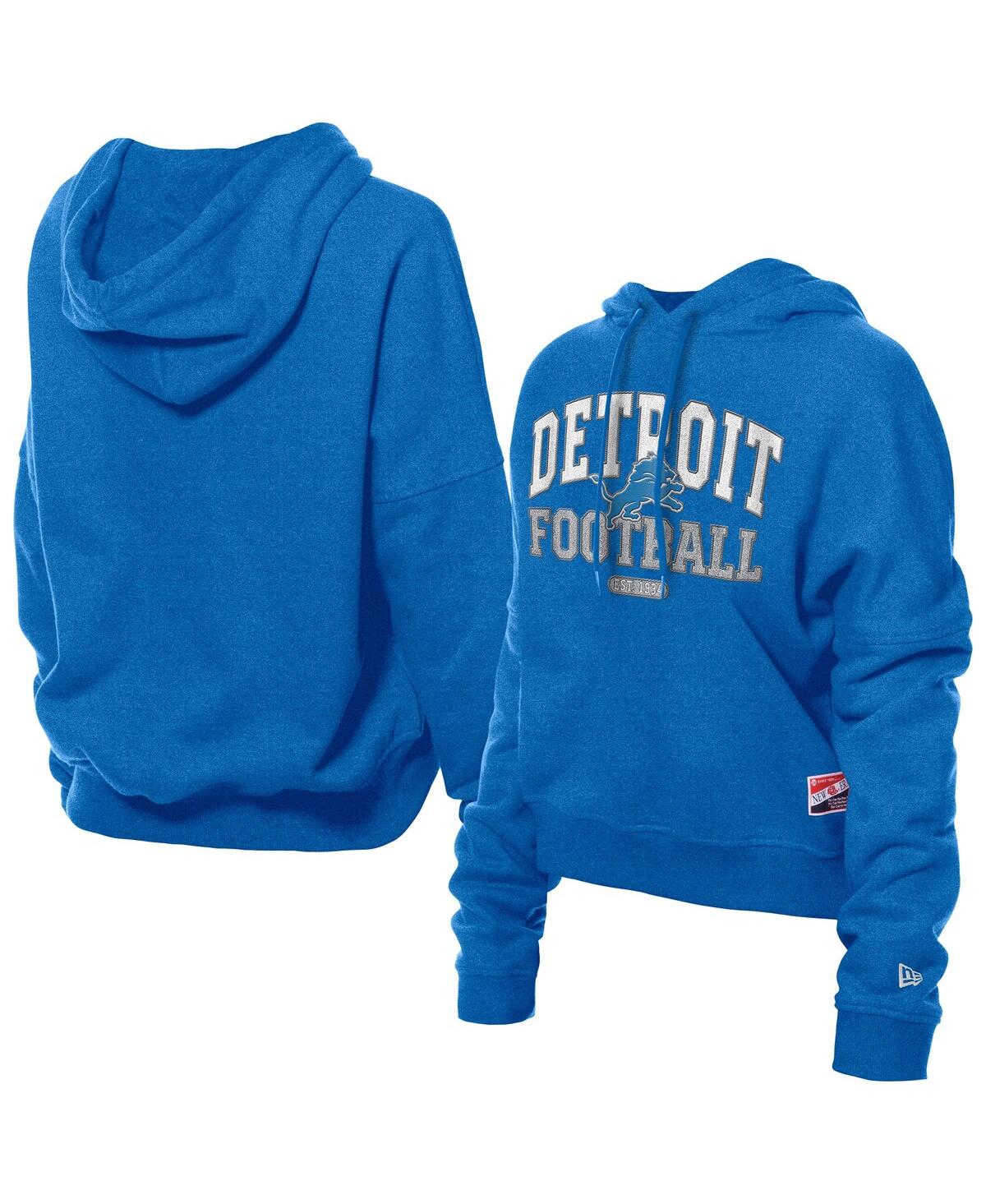 Click here for New Era Womens Blue Detroit Lions Throwback Boxy H... prices
