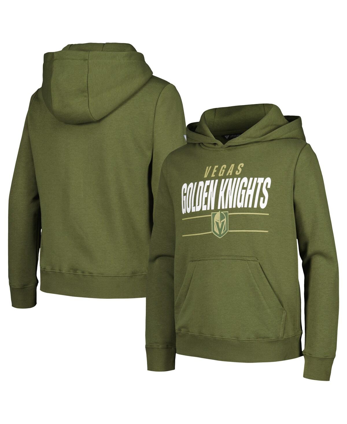 Click here for LevelWear Big Boys and Girls Olive Vegas Golden Kn... prices