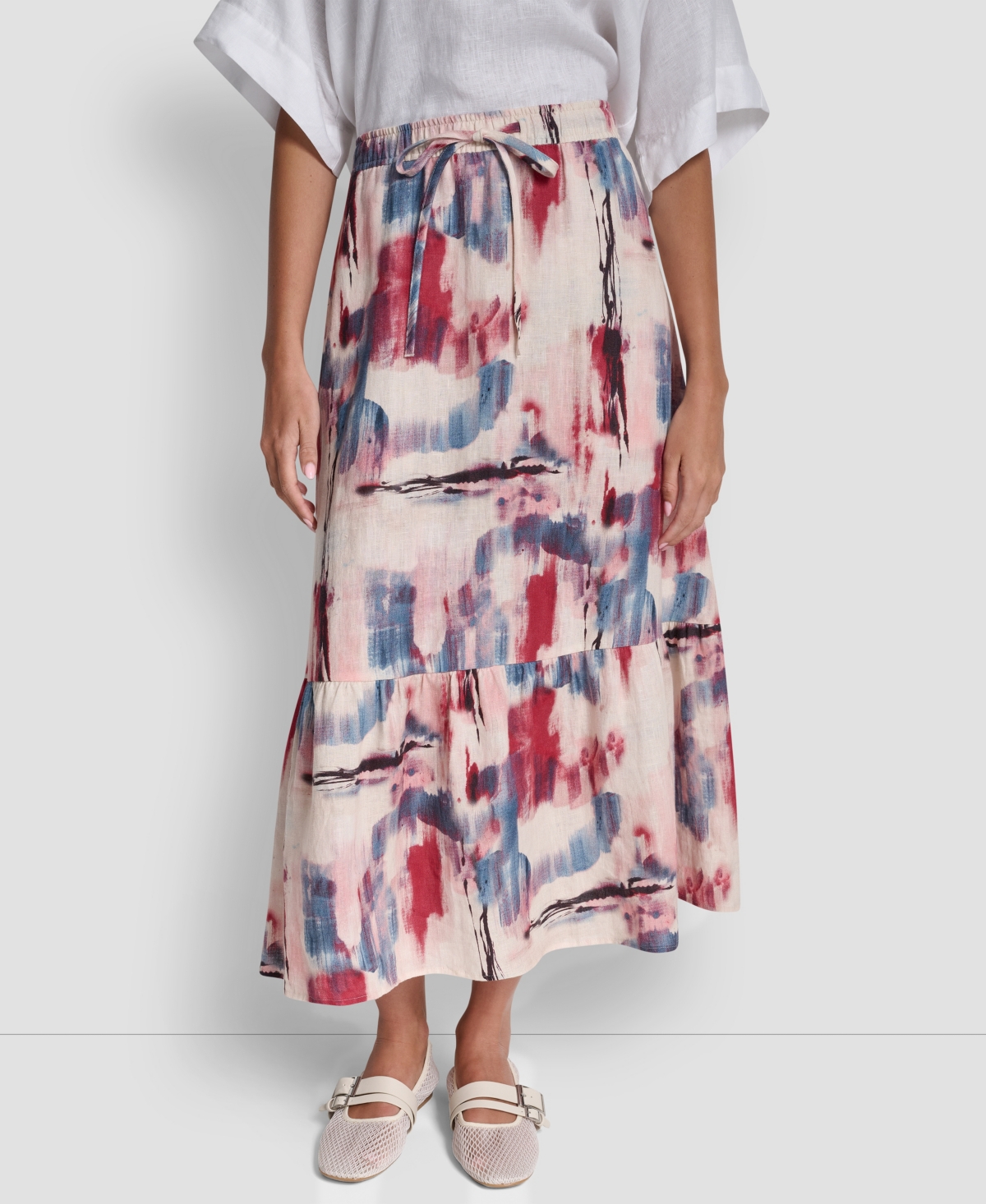 Click here for Dkny Womens Printed A-Line Pull-On Skirt - Urban B... prices