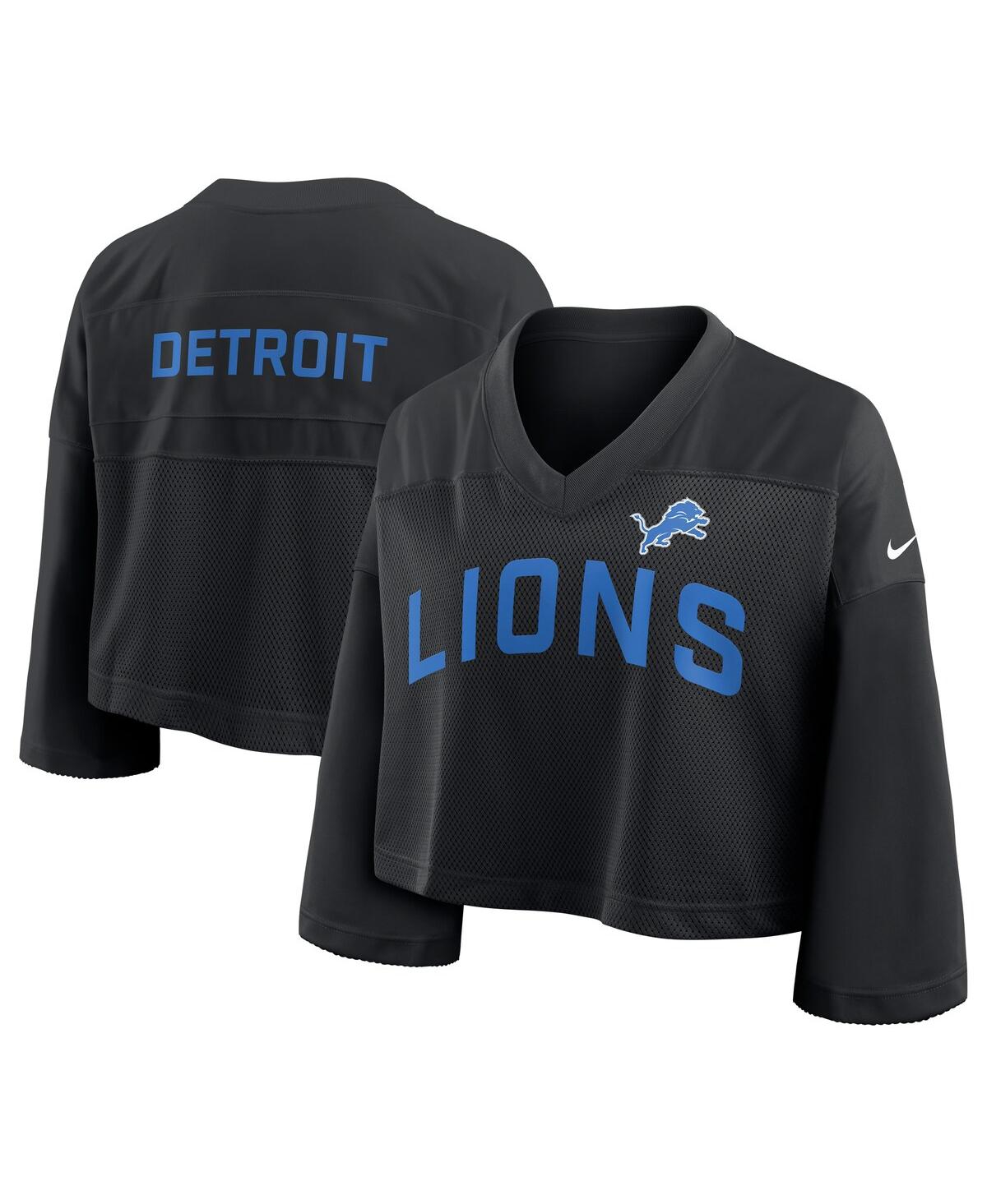 Click here for Nike Womens Black Detroit Lions Primetime Cropped... prices