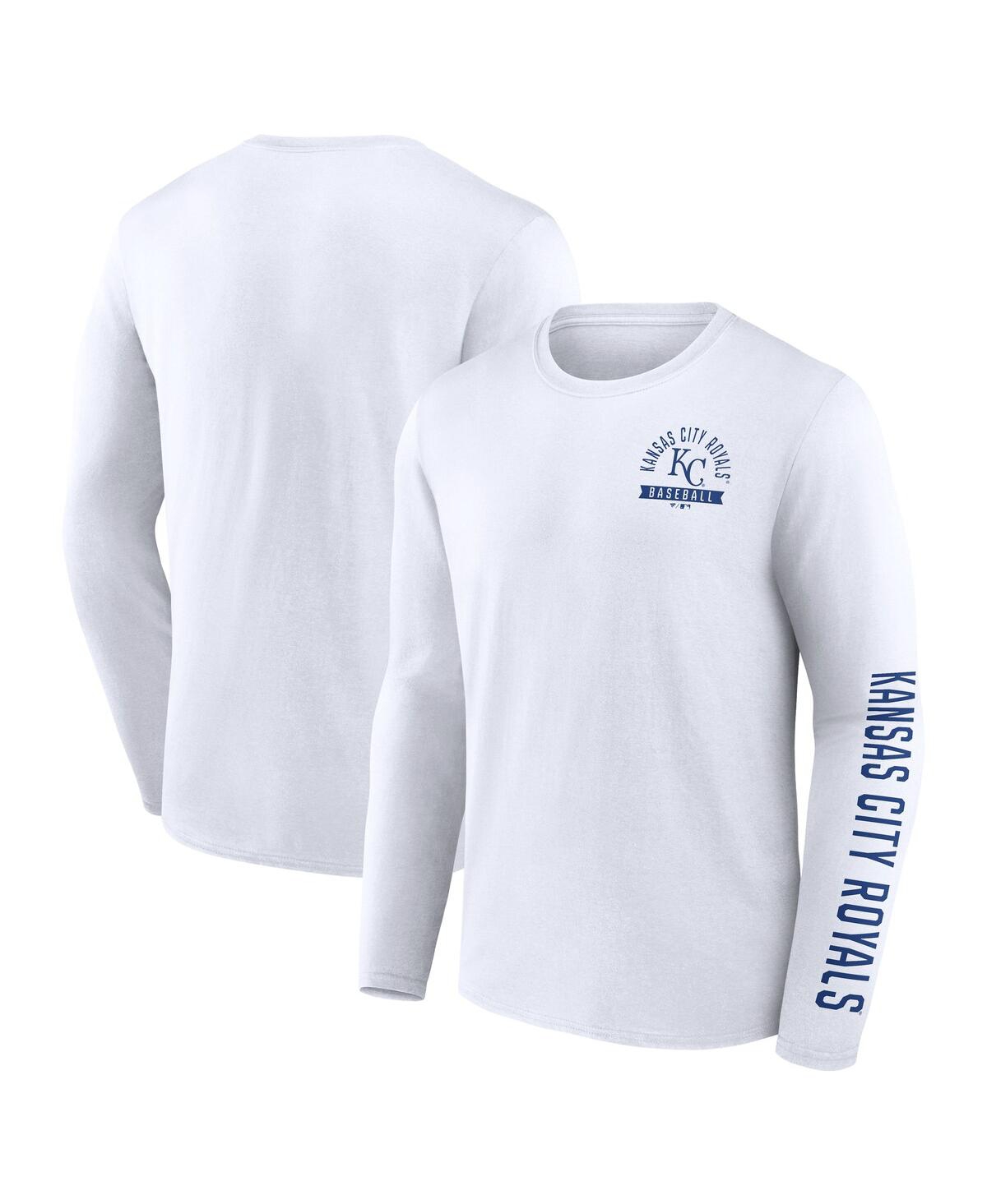 Click here for Fanatics Mens White Kansas City Royals Press Box L... prices
