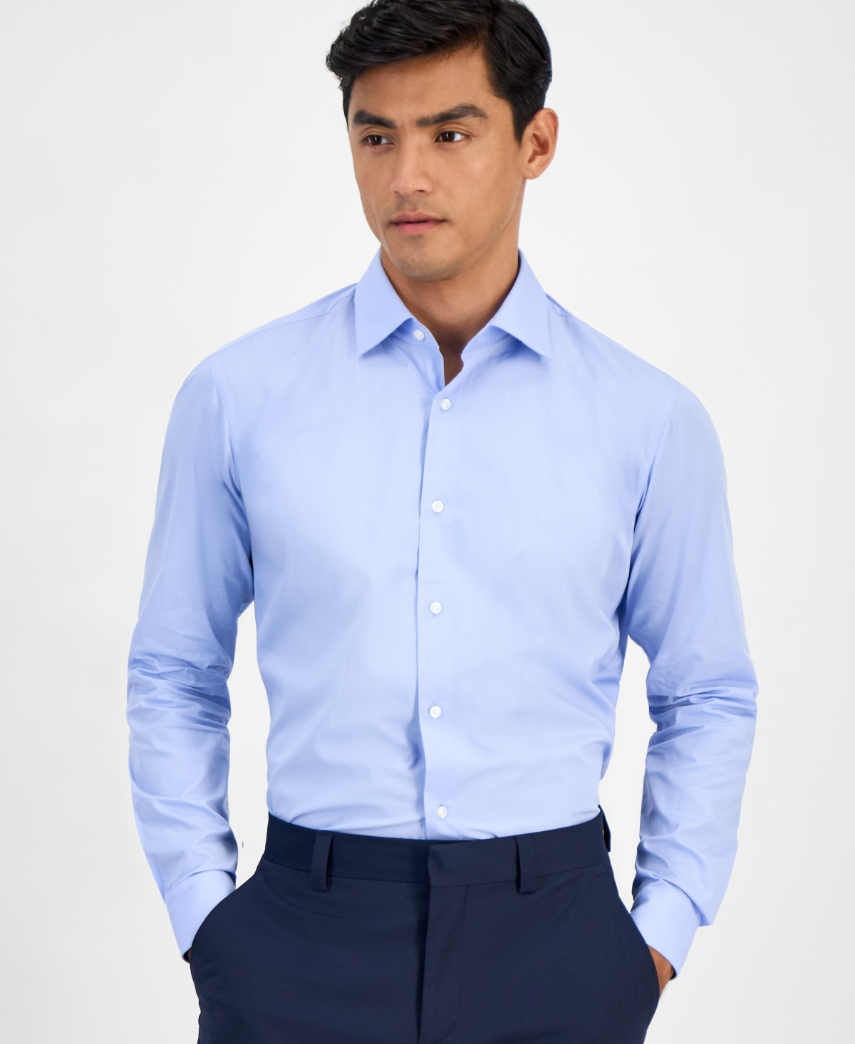 Click here for Hugo Boss Mens Valerio Long Sleeve Button-Front Ge... prices