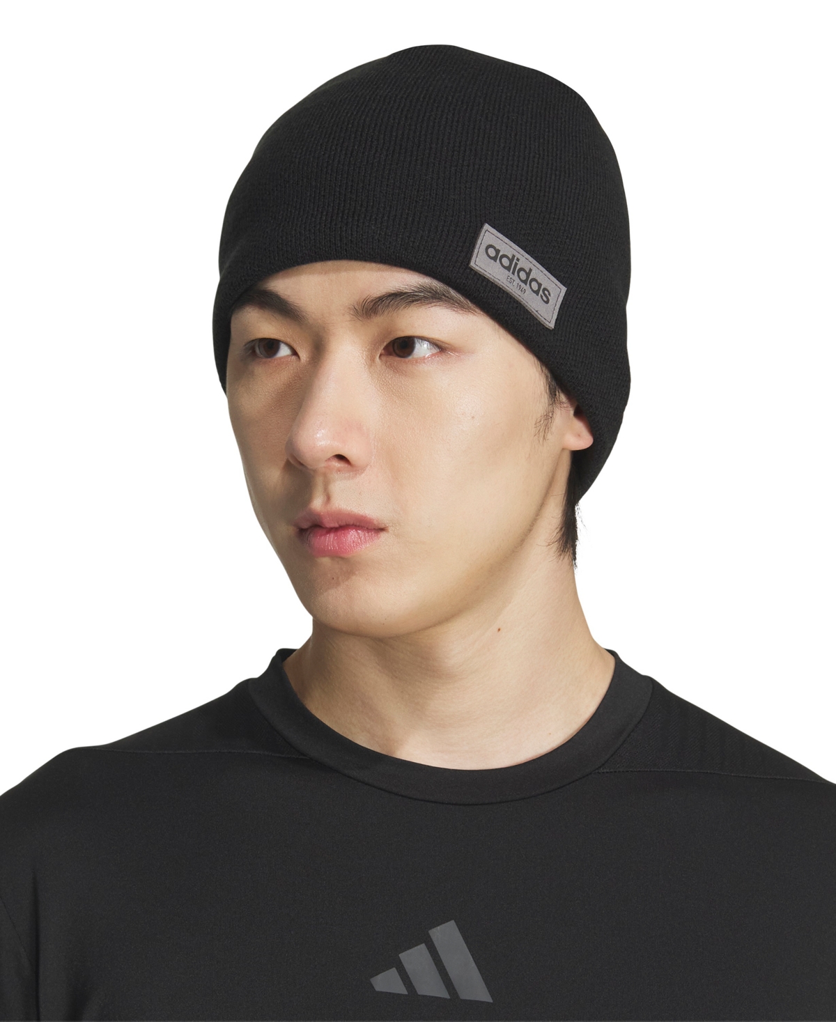 Click here for adidas Mens Skully Standard Fit Beanie - Black/Gra... prices