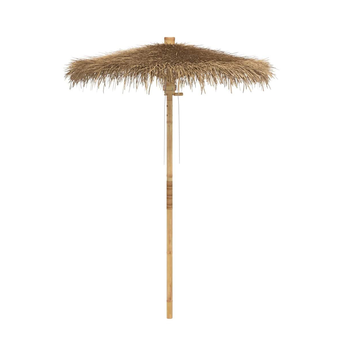 Click here for vidaXL Tiki Umbrella Natural Bamboo  Banana Leaf 5... prices