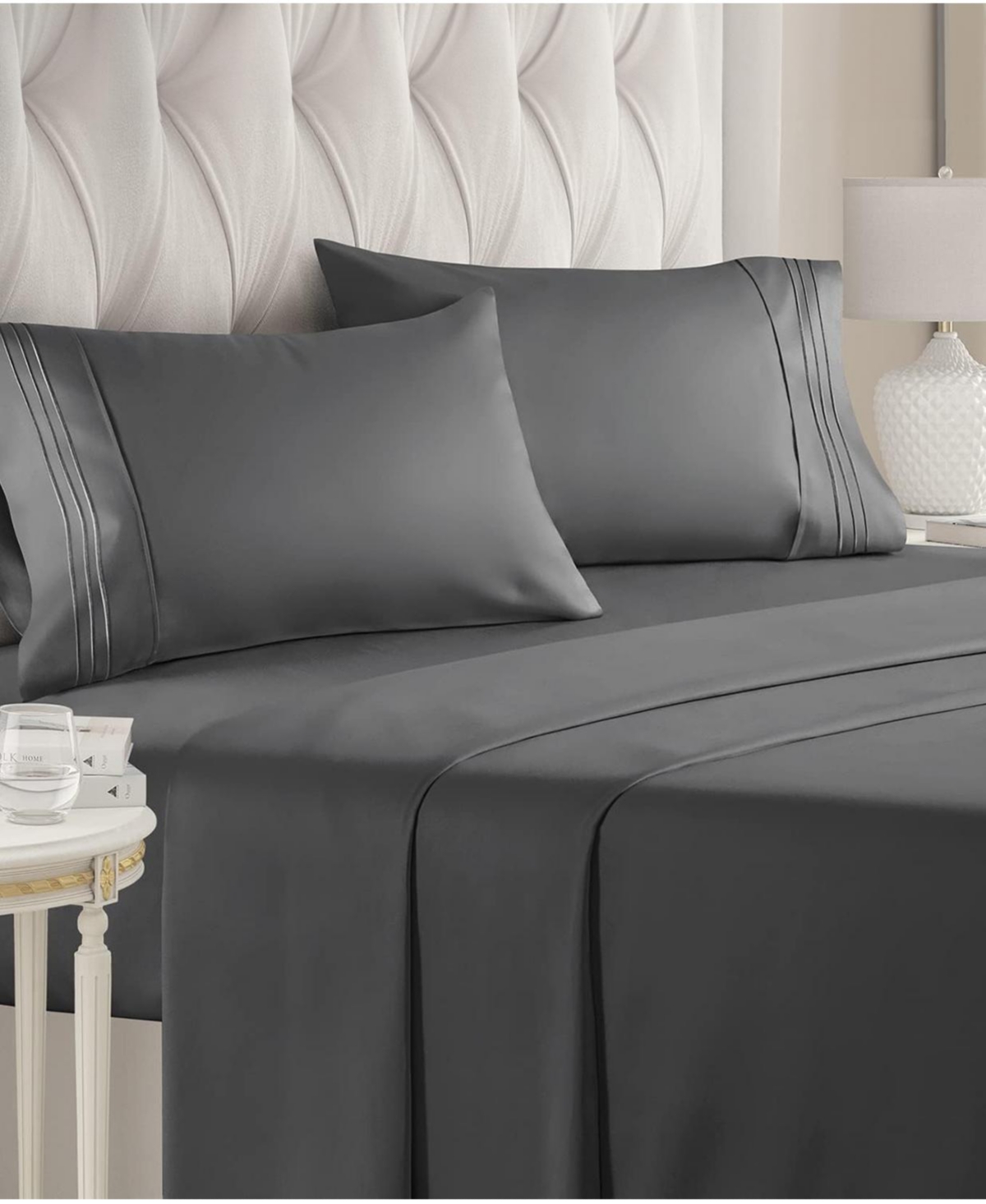 Click here for 4 Piece Microfiber Sheet Set - California King - D... prices