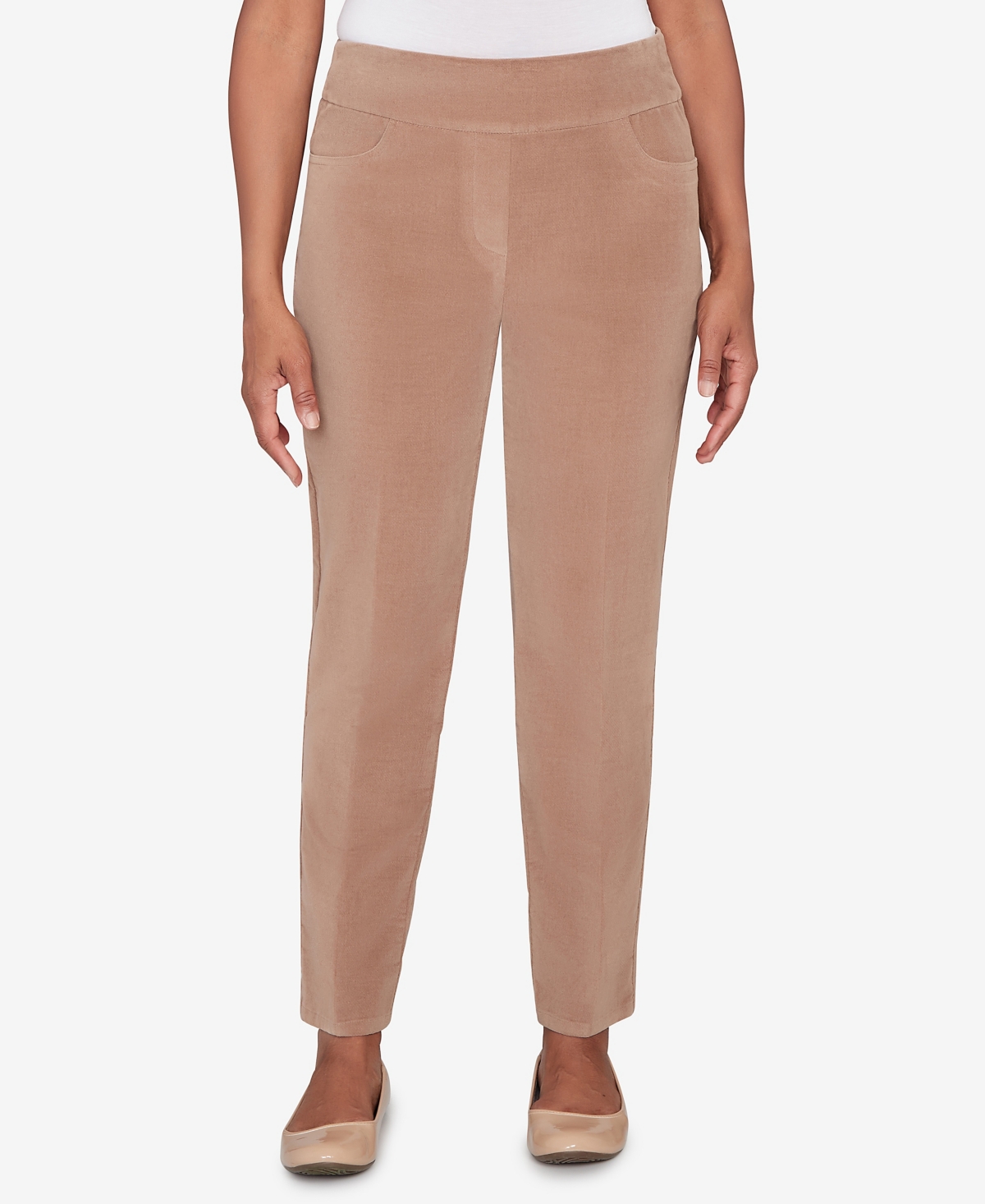 Click here for Alfred Dunner Petite Vienna Allure Fit Flat Front... prices