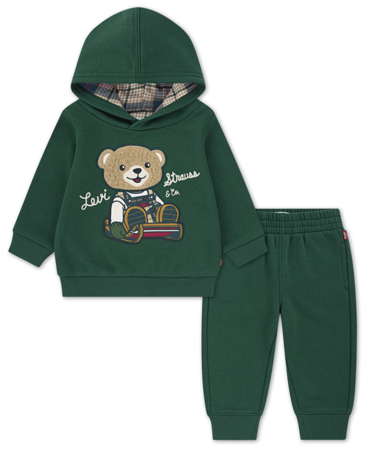 Click here for Levis Baby Boys 2-Piece Bear Applique Hoodie and J... prices