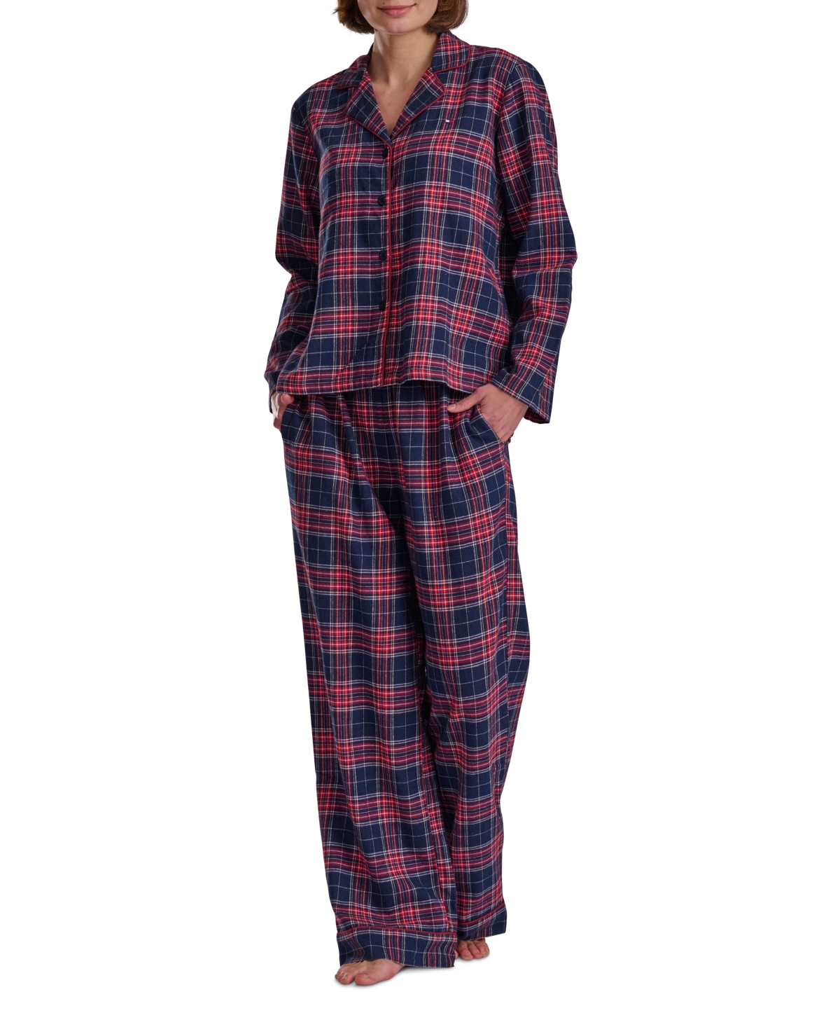 Click here for Tommy Hilfiger Womens 2-Piece Notched Top and Long... prices