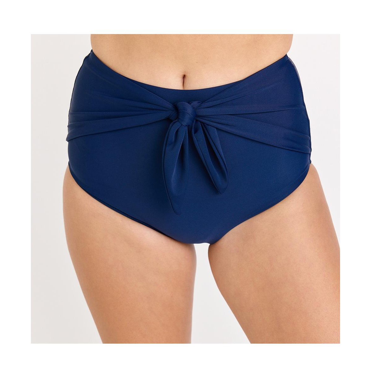 Click here for Calypsa Plus Size High Waisted Bikini Bottom With... prices