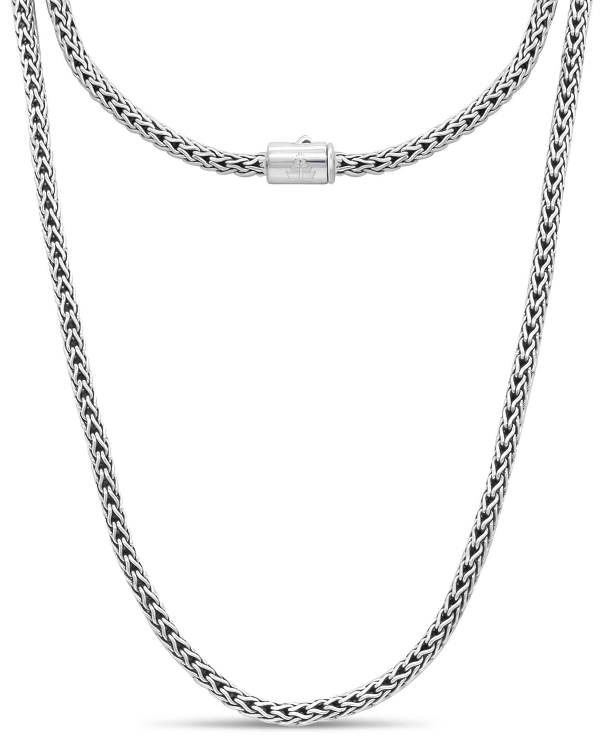 Click here for Devata Dragon Bone Round 4mm Chain Necklace in Ste... prices