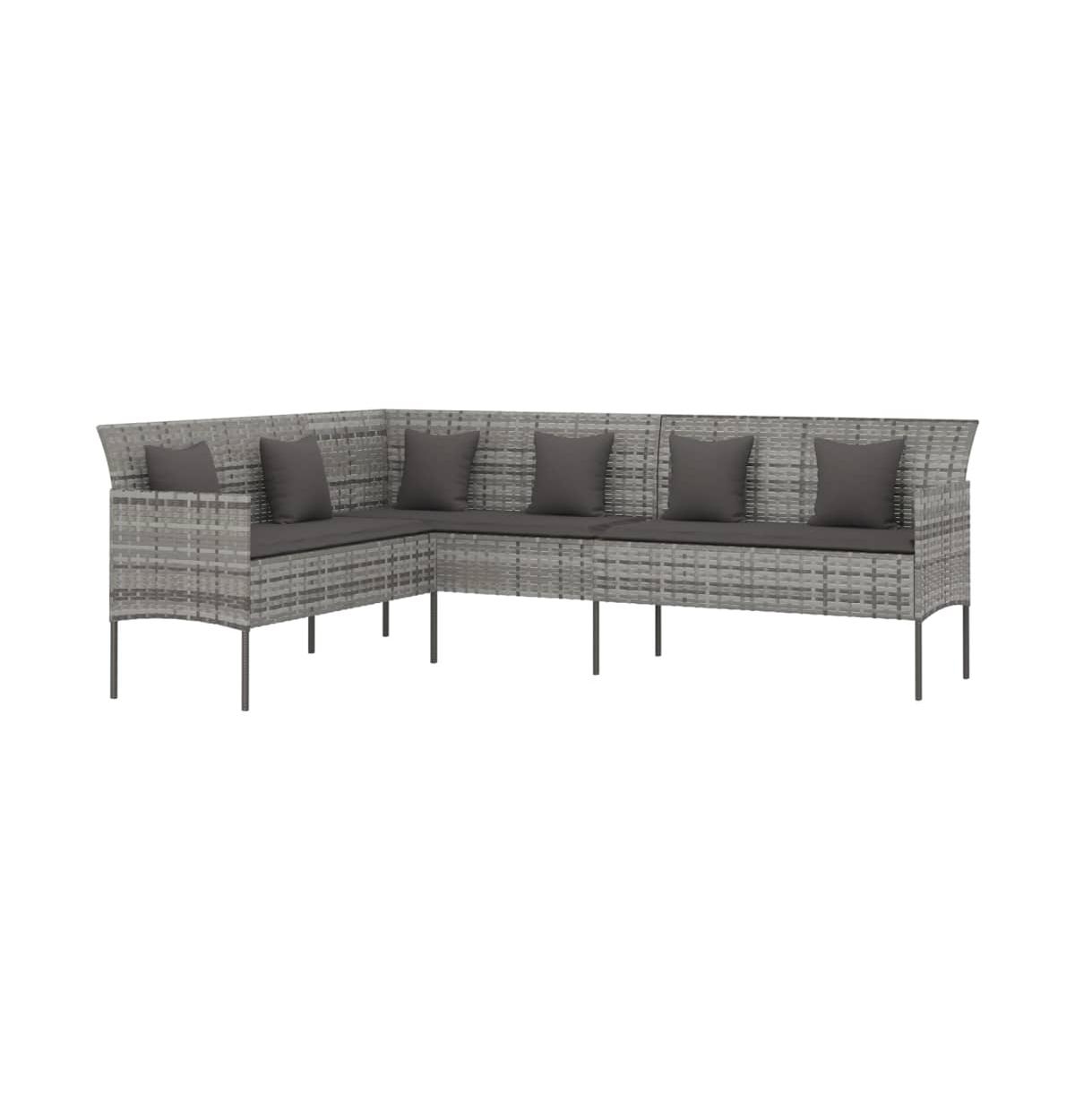 Click here for Garden Sofa Grey  Anthracite - Gray prices