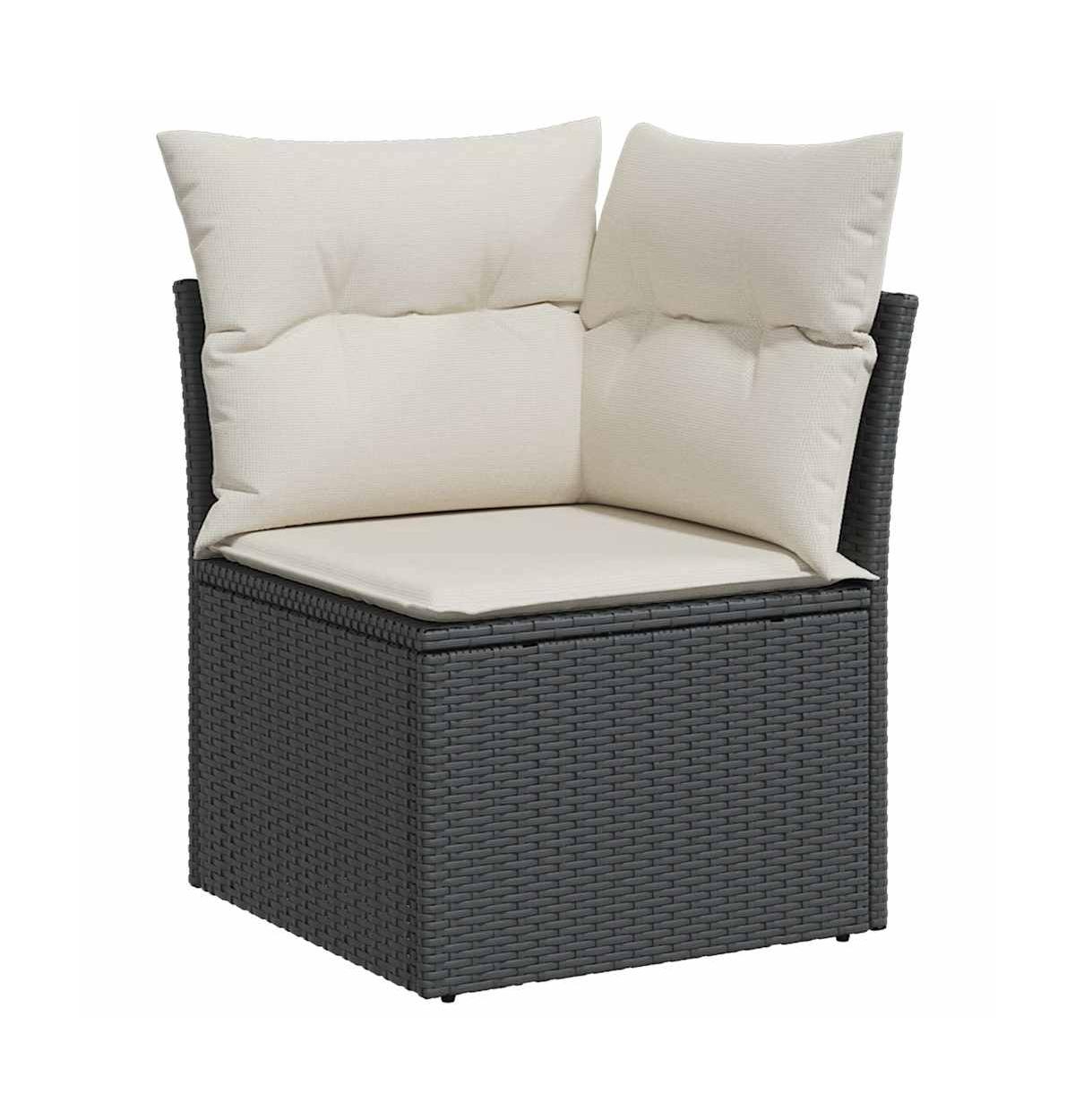Click here for Garden Sofa Black  Cream White prices