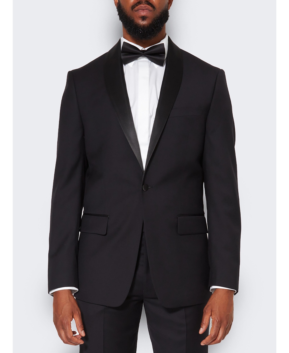 Click here for 9tofive Mens Men s Black Wool Tuxedo Jacket with S... prices