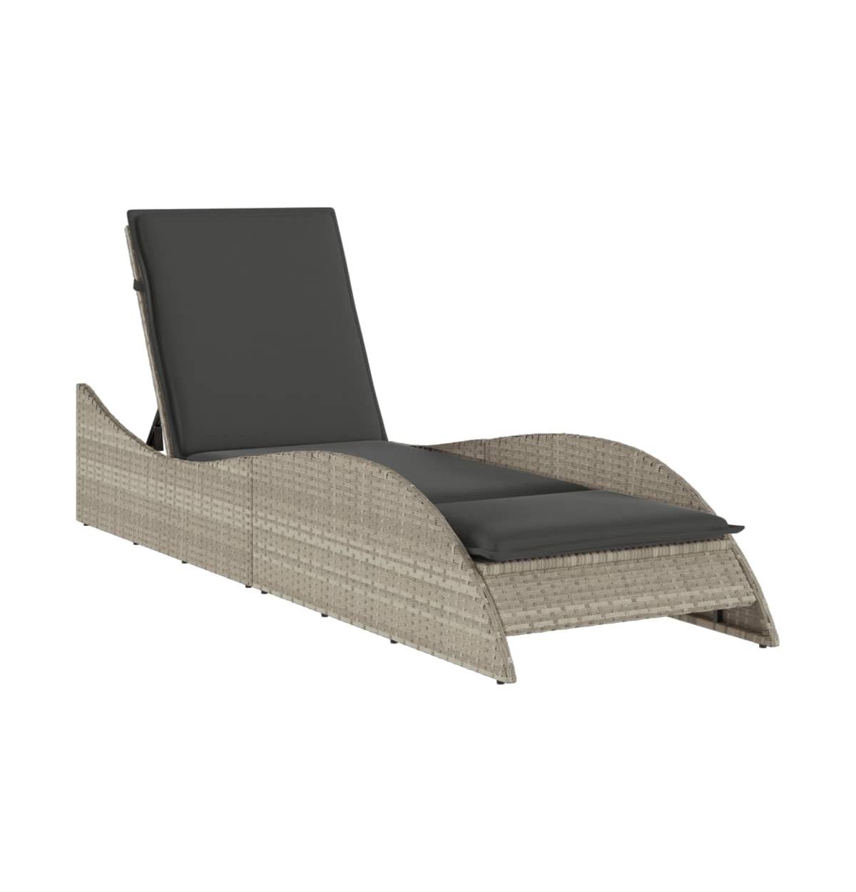 Click here for Patio Sun Lounger Light gray - Light gray prices