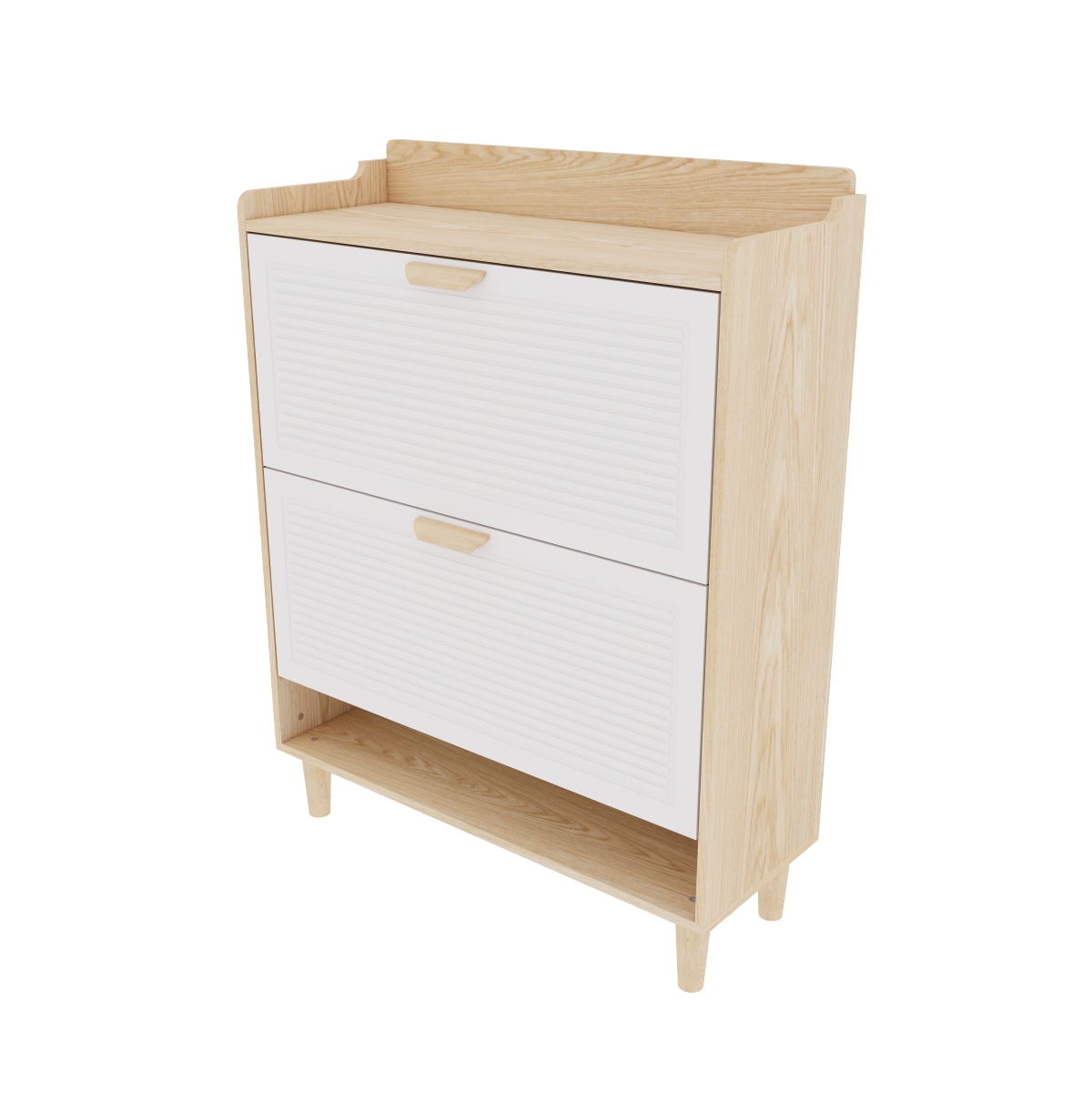 Click here for Chic Crate-31.5in Nordic Shoe Storage Cabinet 2 Fl... prices