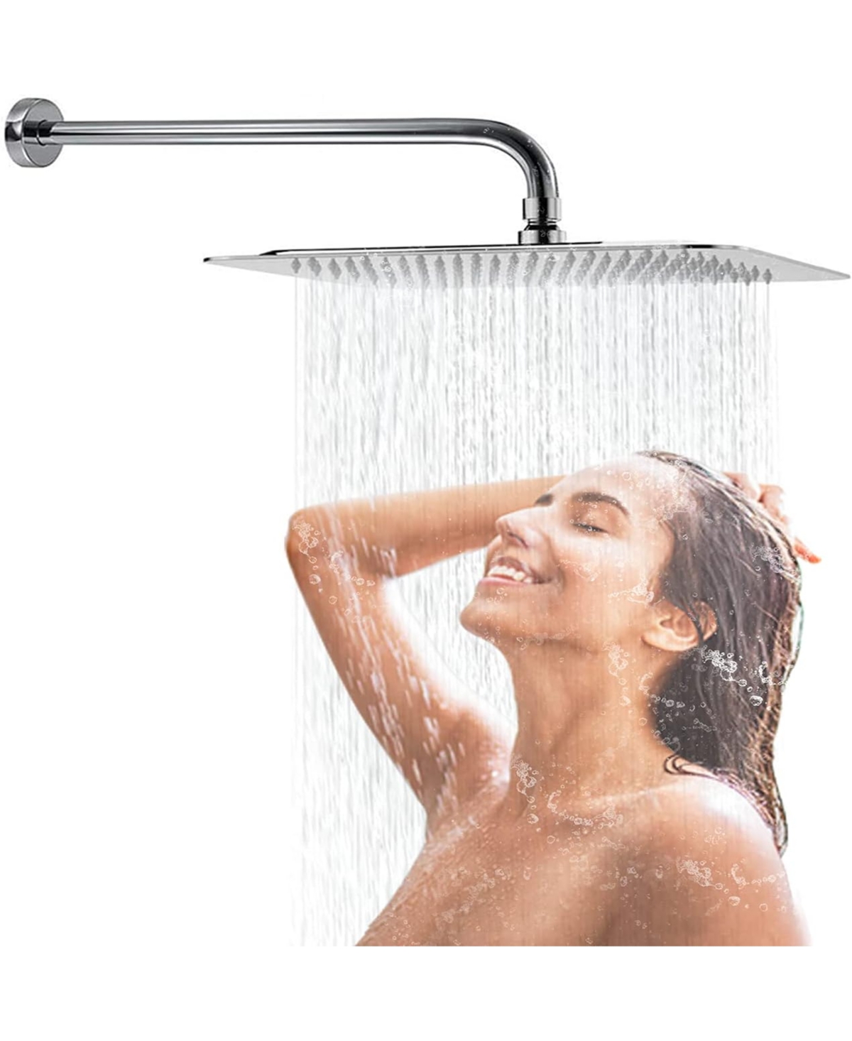 Click here for Rainsken 12 Inch Chrome Rain Shower Head  Square U... prices