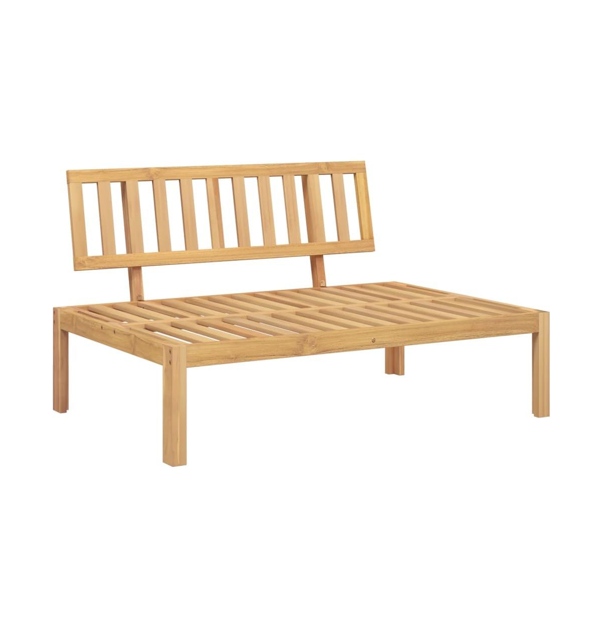 Click here for Pallet Middle Sofa Natural Wood Solid Acacia Wood... prices