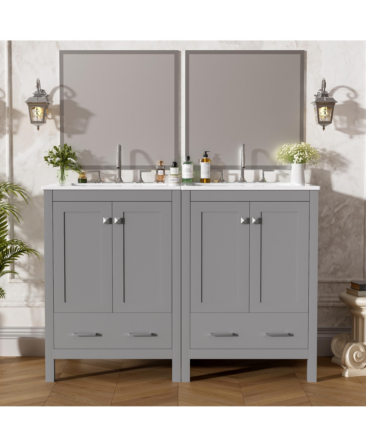 Click here for Lovmor Bathroom Vanity with Integrated Undermount... prices