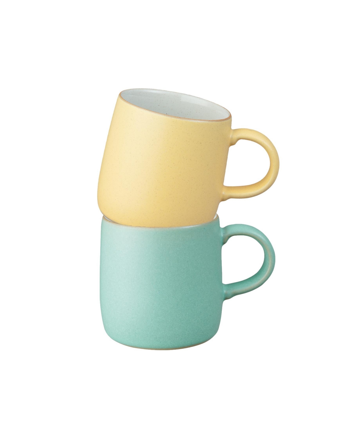 Click here for Denby Impression Small Mugs  Set of 2 - Yellow  Li... prices