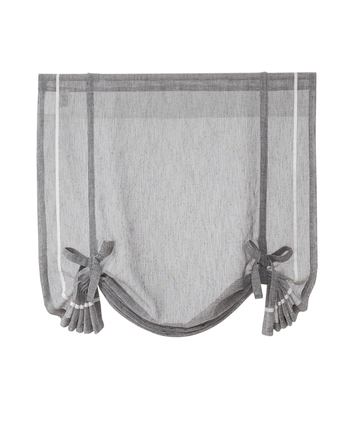 Click here for Kate Aurora Rod Pocket Textured Yarn Sheer Tie Up... prices