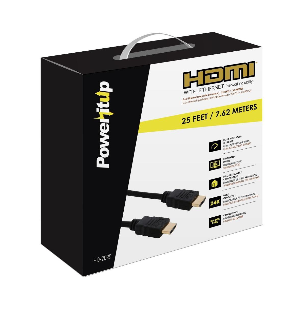 Click here for Power It Up 25 ft. Hdmi v2.0 Cable with Ethernet prices
