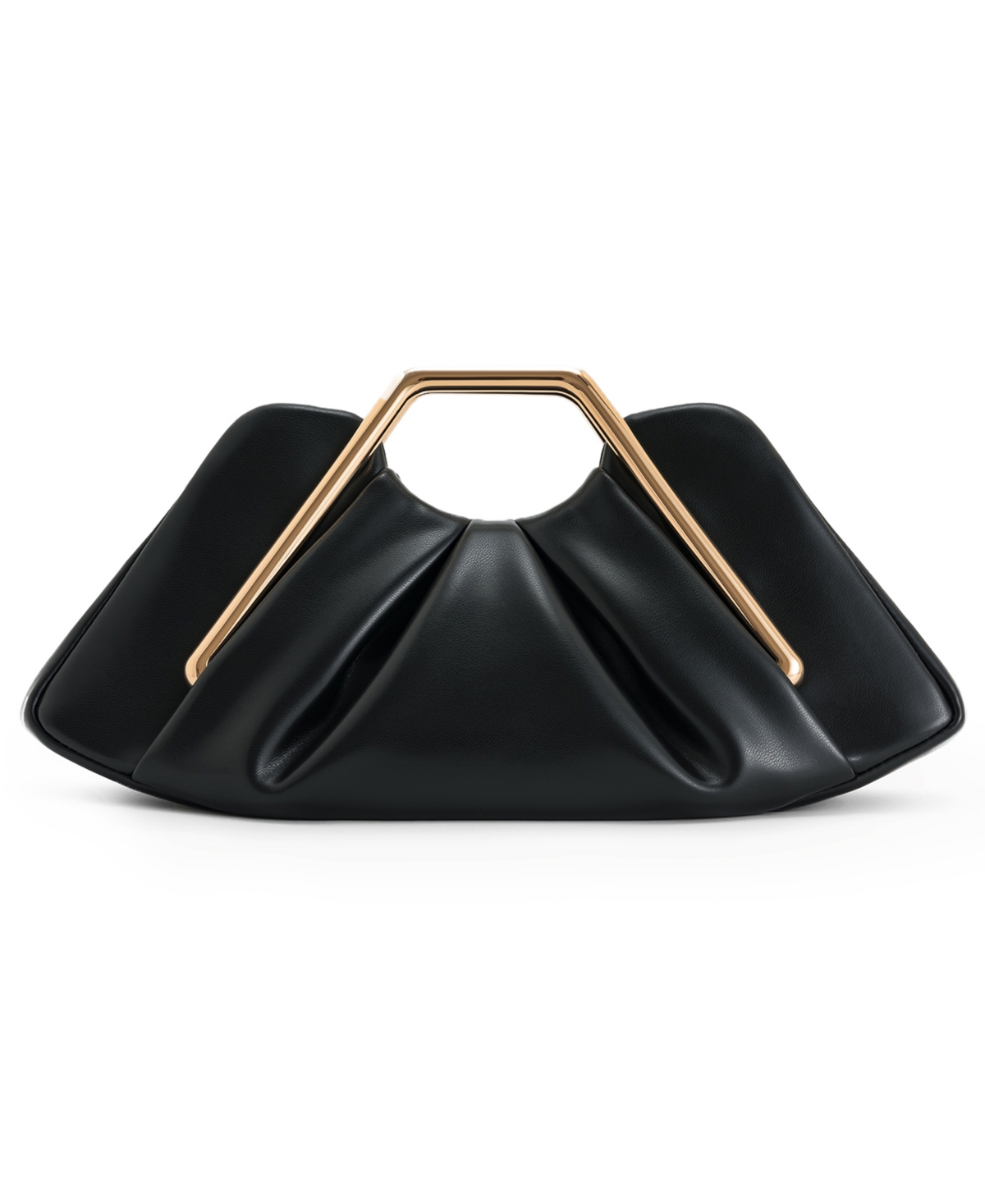 Click here for Lila Metal Frame Clutch - Black - Black prices
