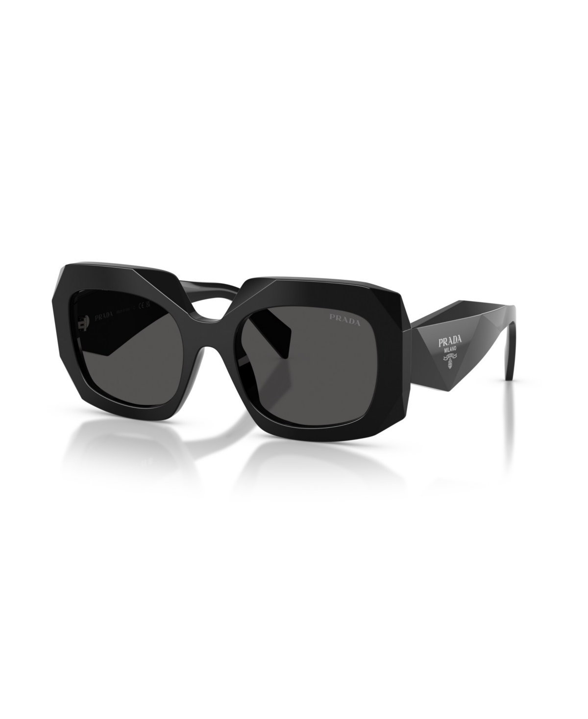 Click here for Prada Womens Square Sunglasses  Pr B23S - Black prices